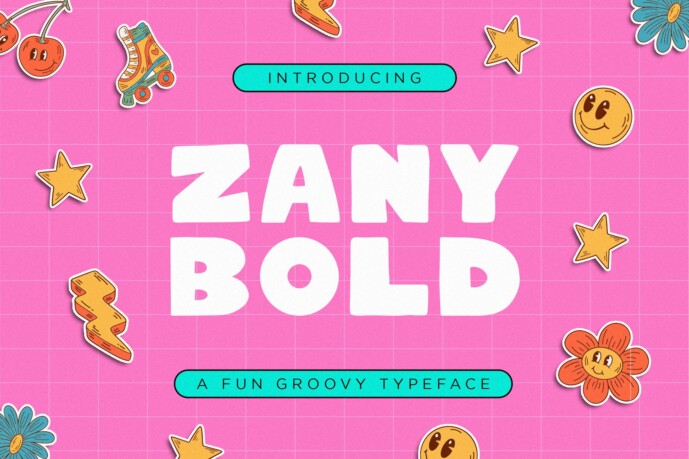 ZanyBold Font - Free Font