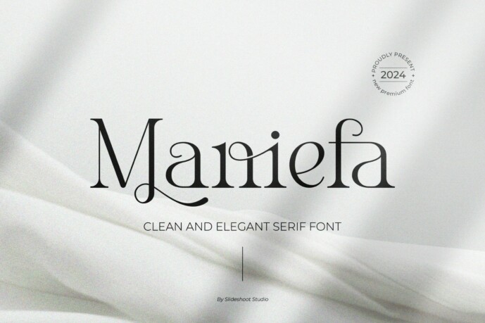 Maniefa Font - Free Font
