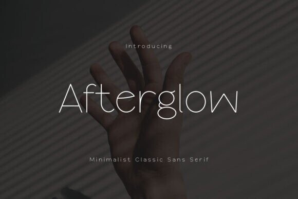 Afterglow Sans Font - Free Font