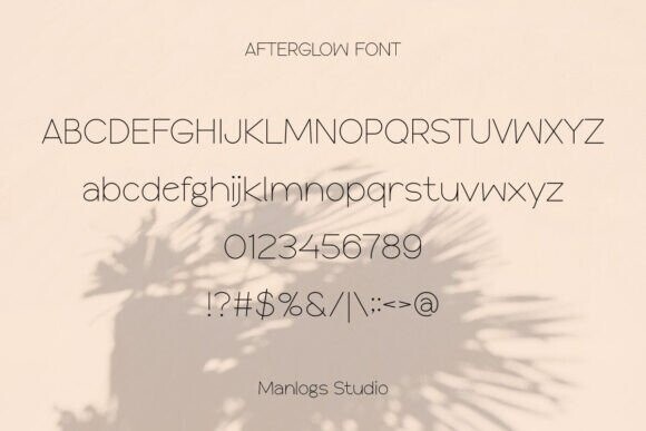 Afterglow Sans Font - Free Font