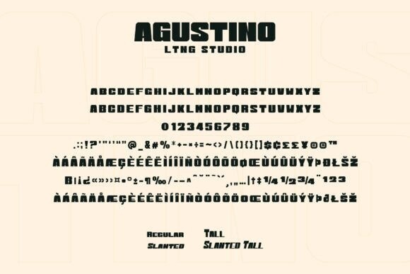 Agustino Font - Free Font