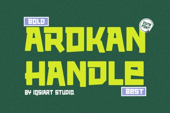 Arokan Handle Font - Free Font