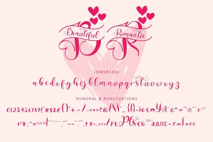Beautiful Romantic Monogram Font - Free Font