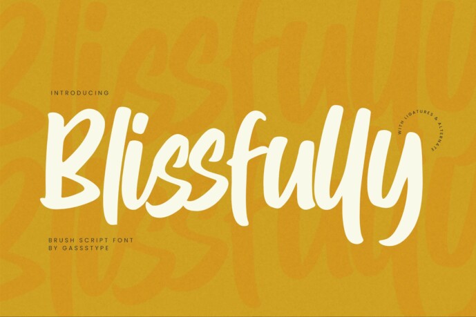 Blissfully Font - Free Font