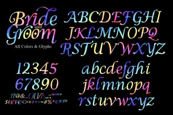 Bride And Groom Font - Free Font