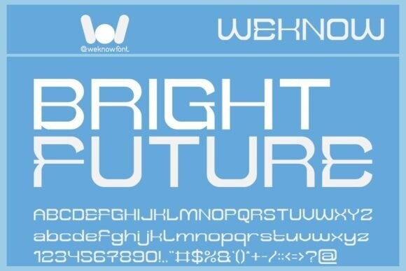 Bright Future Typeface - Free Font