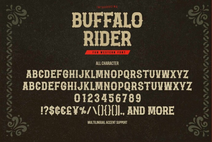 Buffalo Rider Font - Free Font