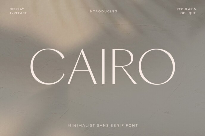Cairo Sans Font - Free Font