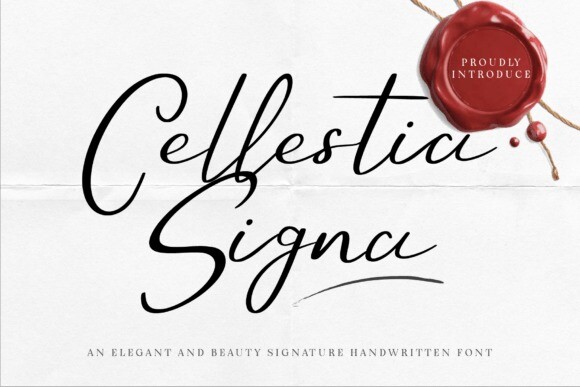 Cellestia Signa Font - Free Font