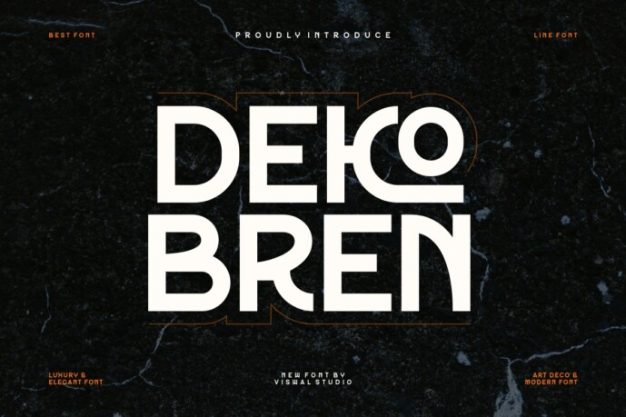 Deko Bren Font - Free Font