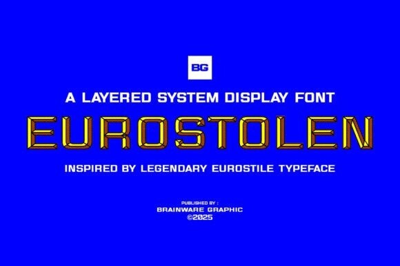 Eurostolen Font - Free Font