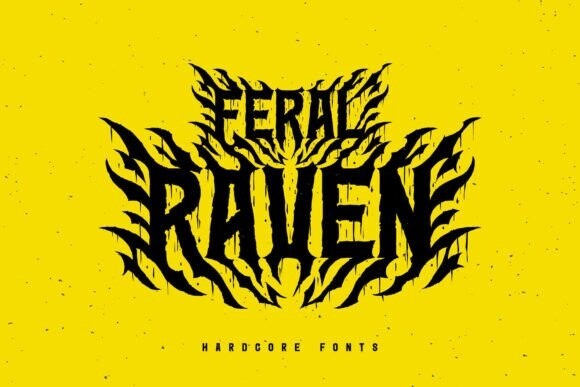 Feral Raven Font - Free Font