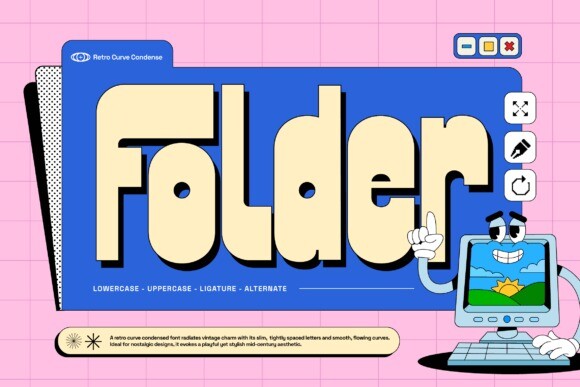 Folder Font - Free Font
