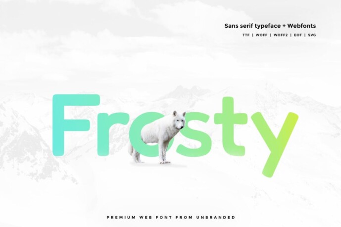 Frosty Font - Free Font