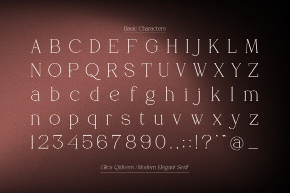 Glica Qidvers Font - Free Font