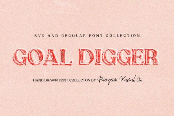 Goal Digger Font - Free Font