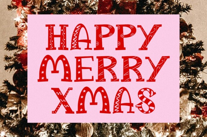 Groovy Christmas Playful Font - Free Font