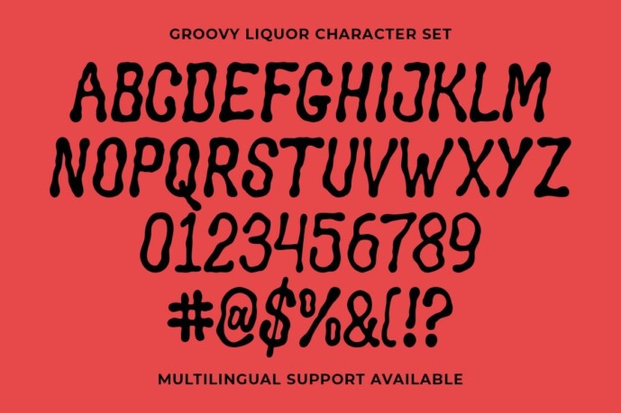 Groovy Liquor Font - Free Font