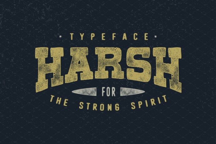 Harsh Font - Free Font