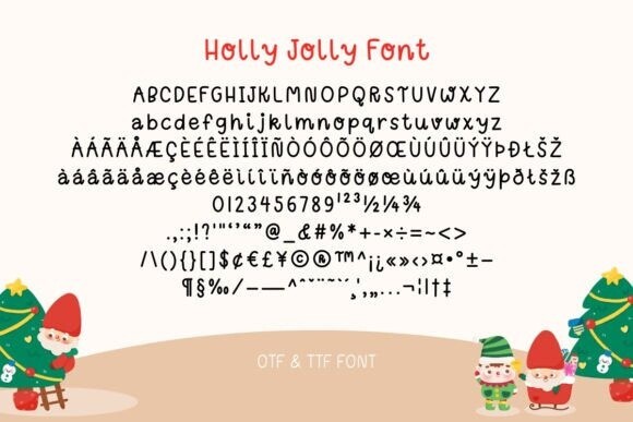 Holly Jolly Display Font - Free Font