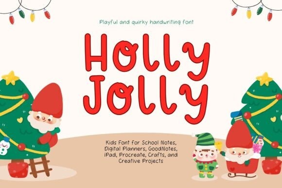 Holly Jolly Display Font - Free Font
