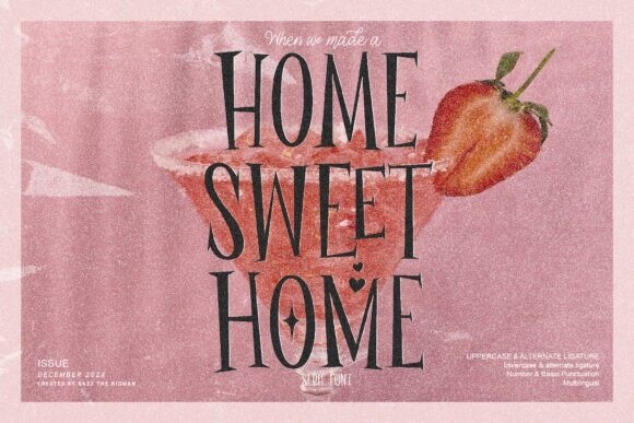 Home Sweet Home Typeface - Free Font