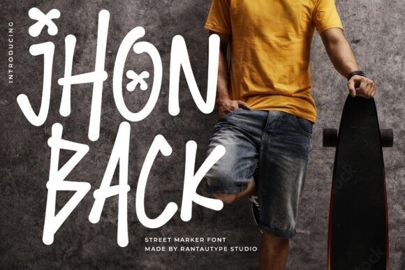 Jhon Back Font - Free Font