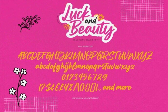 Luck and Beauty Font - Free Font