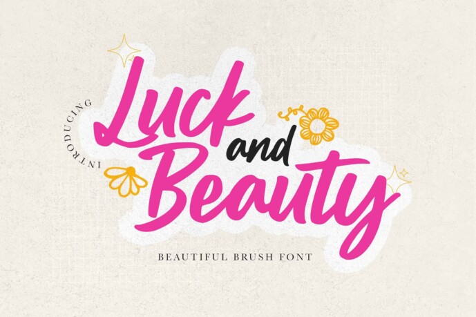 Luck and Beauty Font - Free Font