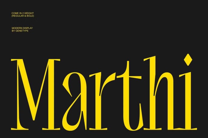Marthi Font - Free Font