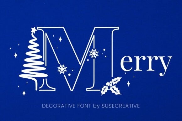Merry Display Font - Free Font