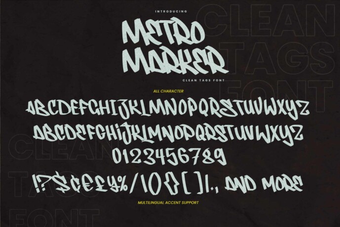 Metro Marker Font - Free Font