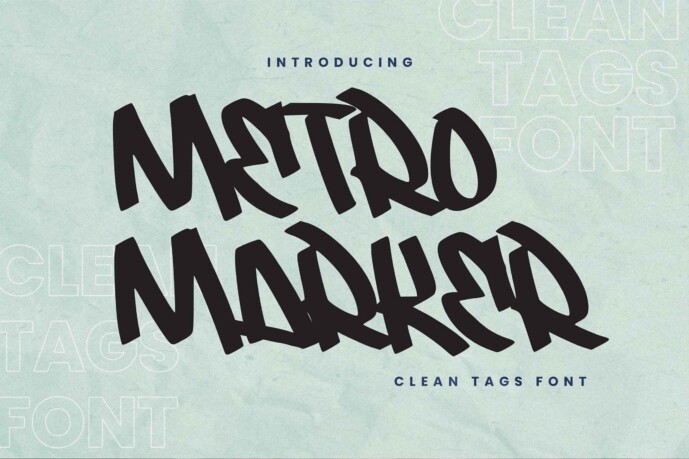 Metro Marker Font - Free Font