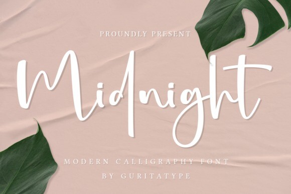 Midnight Script Font - Free Font