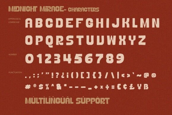 Midnight Mirage Font - Free Font