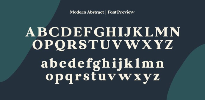 Modern Abstract Font - Free Font