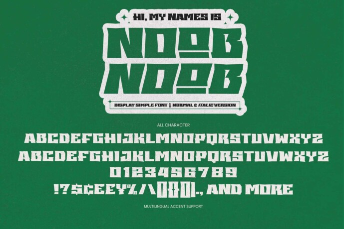 Noob Font - Free Font