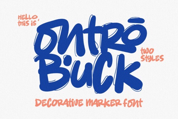 Ontro Buck Font - Free Font