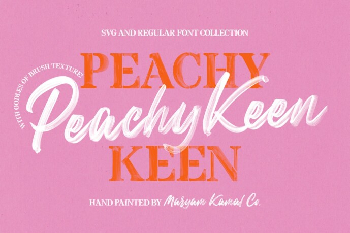 Peachy Keen Font - Free Font