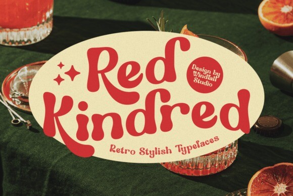Red Kindred Font - Free Font