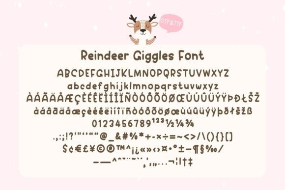 Reindeer Giggles Font - Free Font
