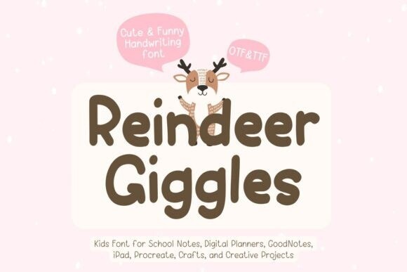 Reindeer Giggles Font - Free Font