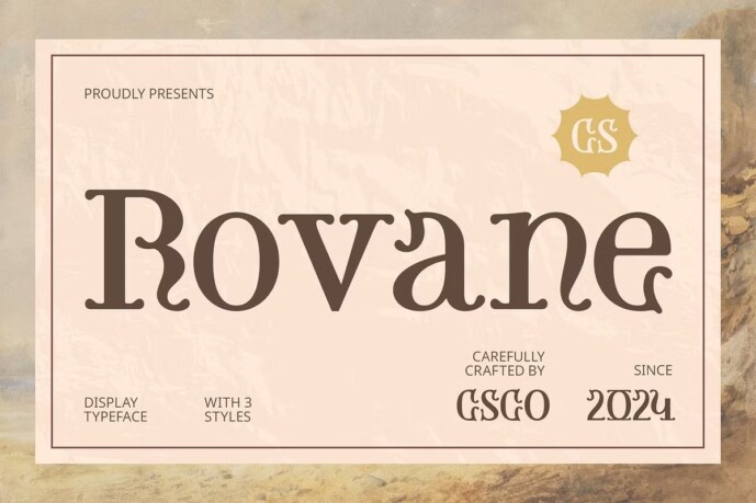 Rovane Font - Free Font