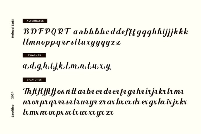 Sacrifice Script Font - Free Font