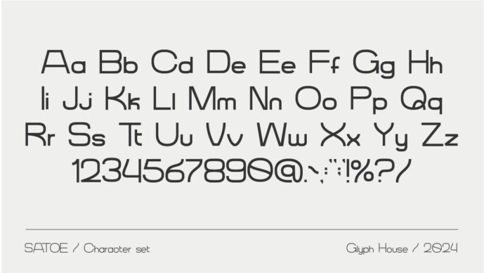 Satoe Font - Free Font