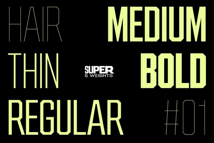SF Super Font Family - Free Font