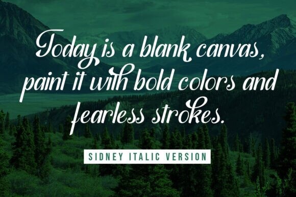 Sidney Script Font - Free Font