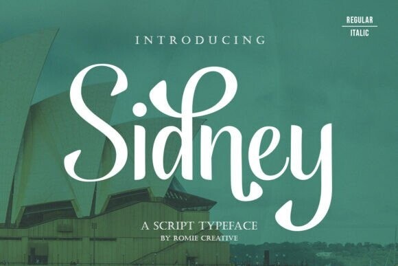 Sidney Script Font - Free Font