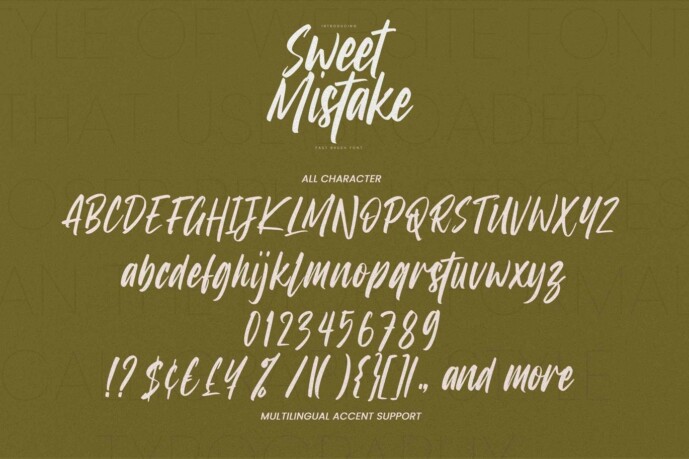 Sweet Mistake Font - Free Font