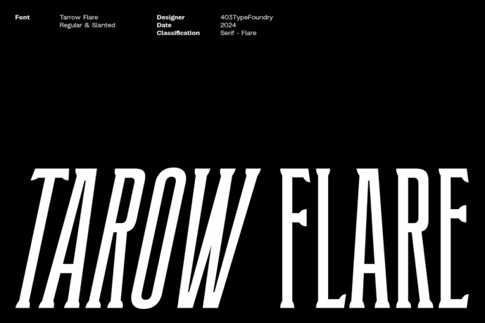 Tarow Flare Font - Free Font